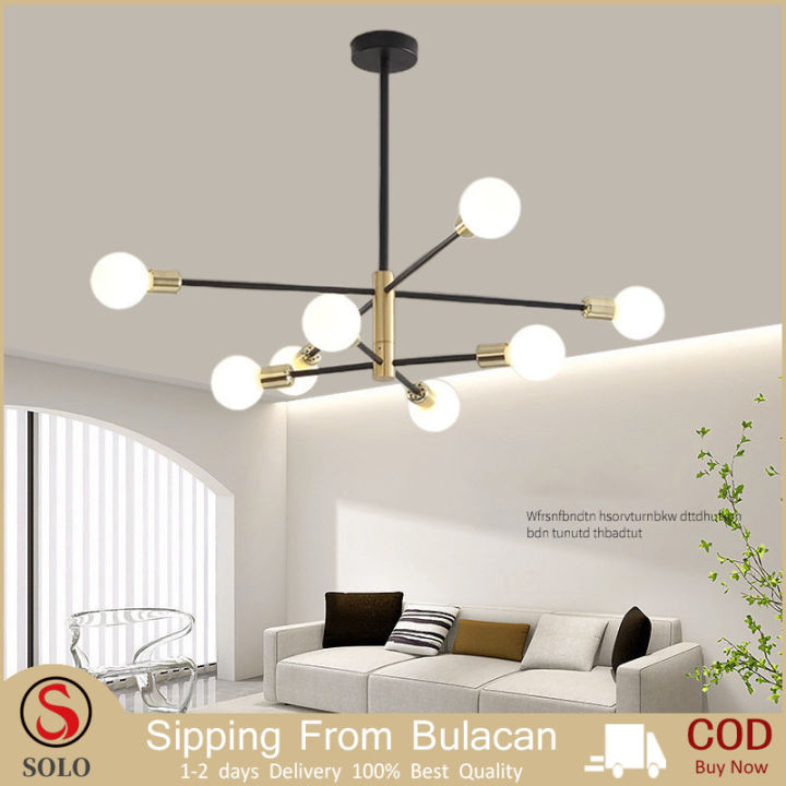 SOLO Chandelier Ceiling Light Sala Nordic Led Living Room Chandelier ...