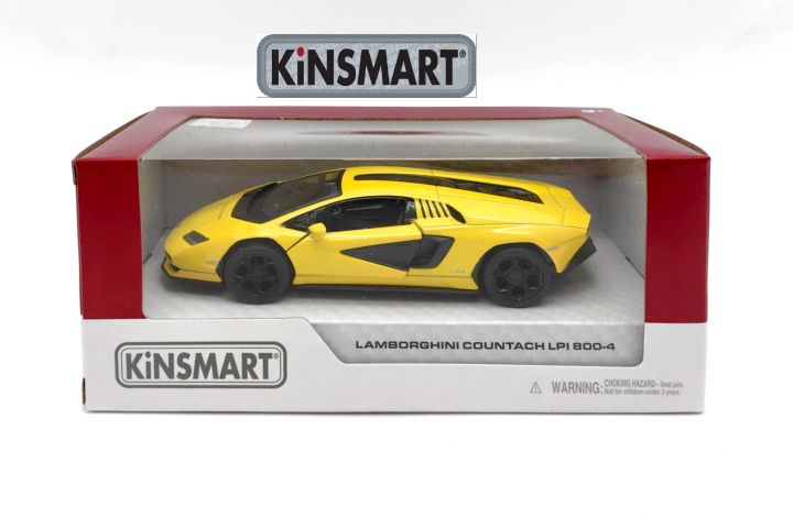 KINSMART 1:38 METAL DIE CAST LAMBORGHINI COUNTACH LPI 800-4 MODEL ...