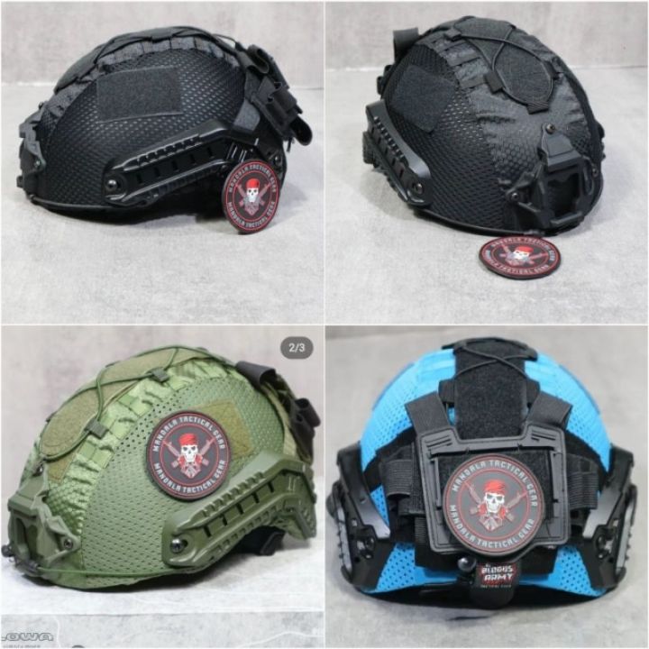 Helm tactical / Helmet Tactical / fast Helem cover Mich 2001 | Lazada ...