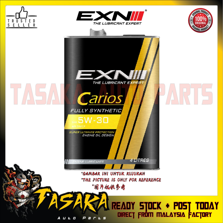 EXN CARIOS SAE API SN/CF 5W-30 Fully Synthetic Engine Oil (4 Litre ...