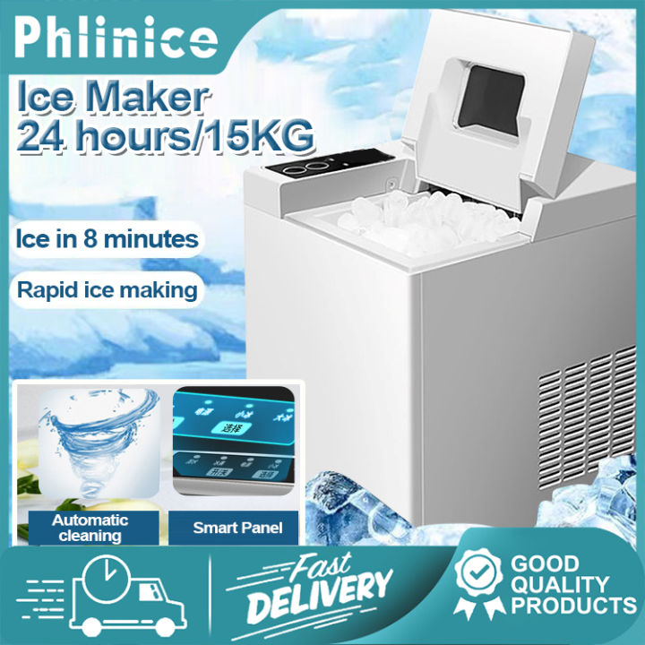 Phlinice Automatic Ice Block Maker, Ice Cube Maker, Ice Maker (60HZ ...