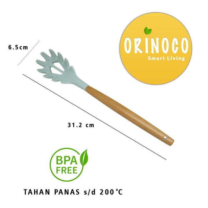 Orinoco Alat Masak Sutil Silicone Pasta Server / Sendok Pasta Tahan ...