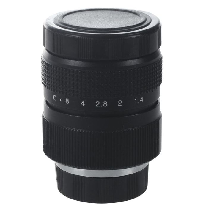 Television TV Lens/CCTV Lens for C Mount Camera 25mm F1.4 in Black ...
