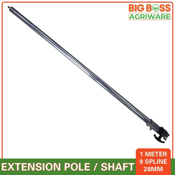 BBA 9 Spline-28mm, 1m/3.3ft Extension Pole Shaft for Grass Cutter (TD40, GX35, CG411, EC04 ...