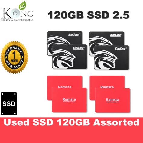 [USED] [SSD] 120GB SOLID STATE DRIVE STORAGE 2.5 SIZE | Lazada PH