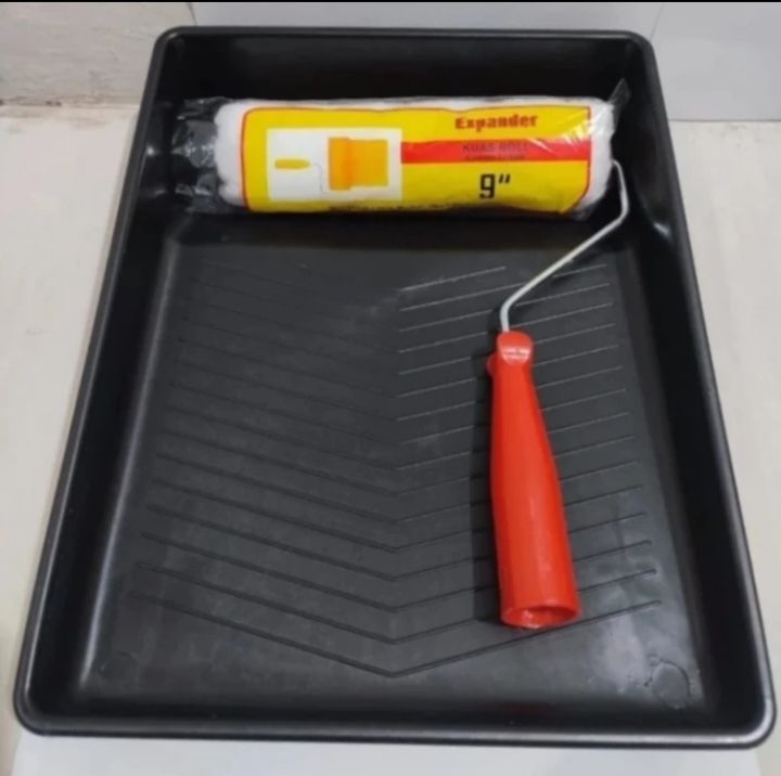 Bak Cat Roll Besar Ukuran 9 Inch warna hitam | Lazada Indonesia