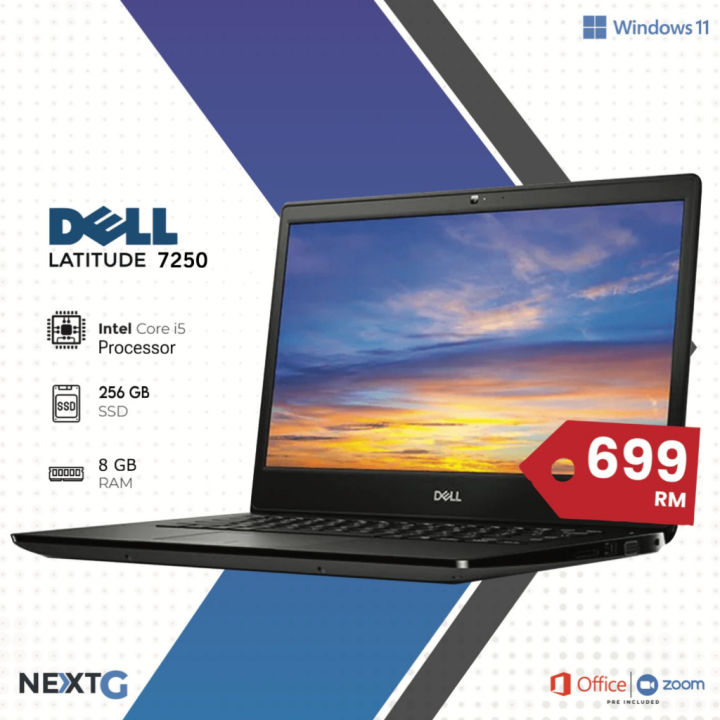 Dell Latitude e7240 12 inch HD laptop computer, In Core i5, 8GB RAM ...