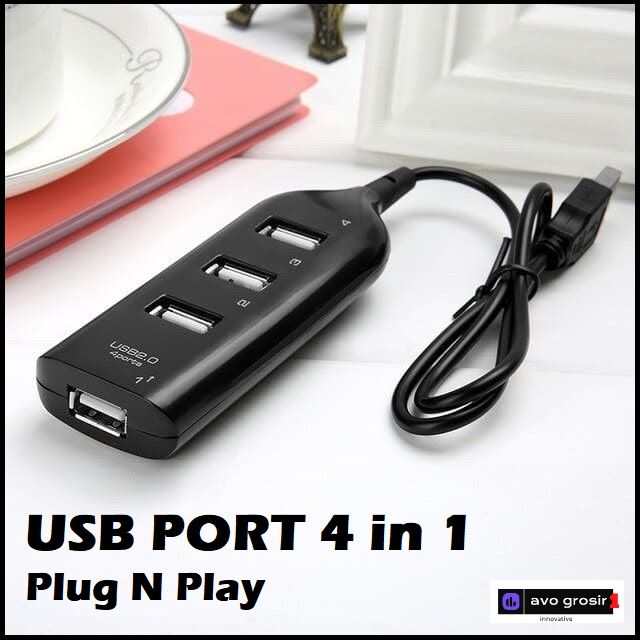 USB Port 4 in 1 Hub Kabel Terminal colokan USB PC Laptop | Lazada Indonesia