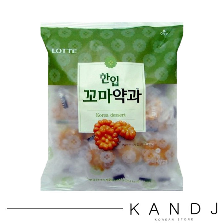 [LOTTE] Mini Honey Yakgwa Korean Traditional Sweet Snack 140g | Lazada ...