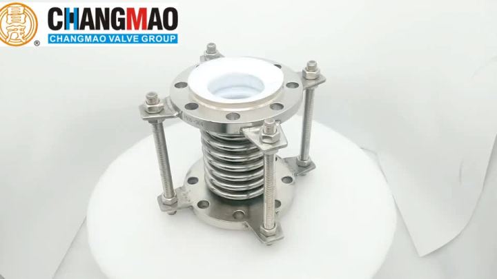 Universal High Quality Dn100 Flexible Metal Flared Ripple Compensator ...