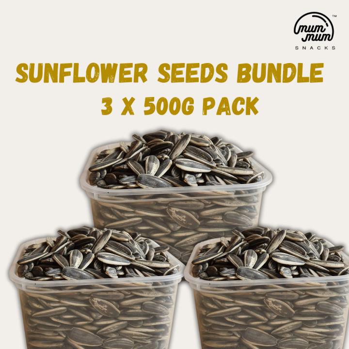 Sunflower Seed / Kuaci bundle [500g x 3] | Lazada