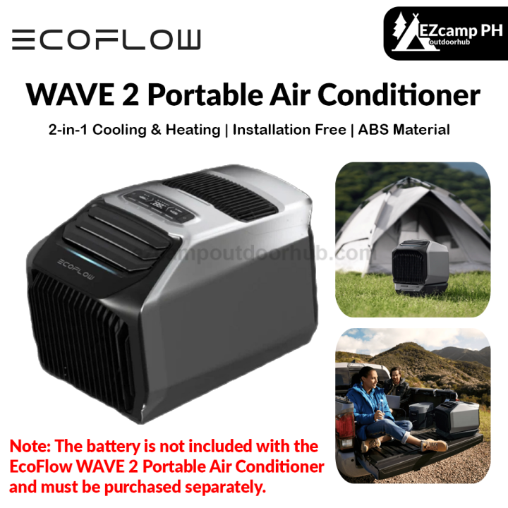 EcoFlow WAVE 2 Portable Air Conditioner 2-in-1 Fast Cooling & Heating ...
