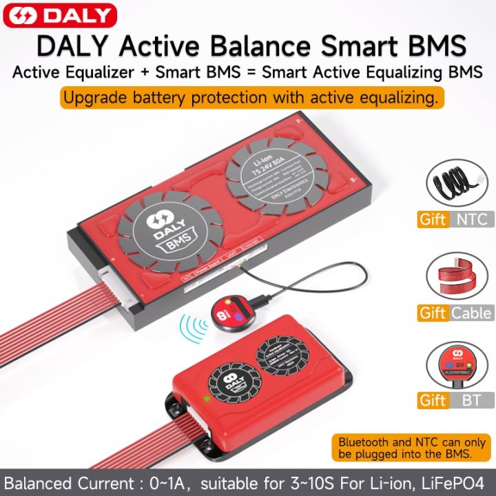 Daly Smart BMS 1A Active Balancer Current 8S 12S 13S 14S 16S 17S 20S ...
