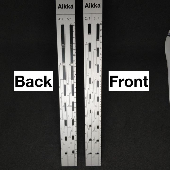 Aikka Car Paint Measuring / Mixing Ruler (Pembaris Cat Kereta) | Lazada