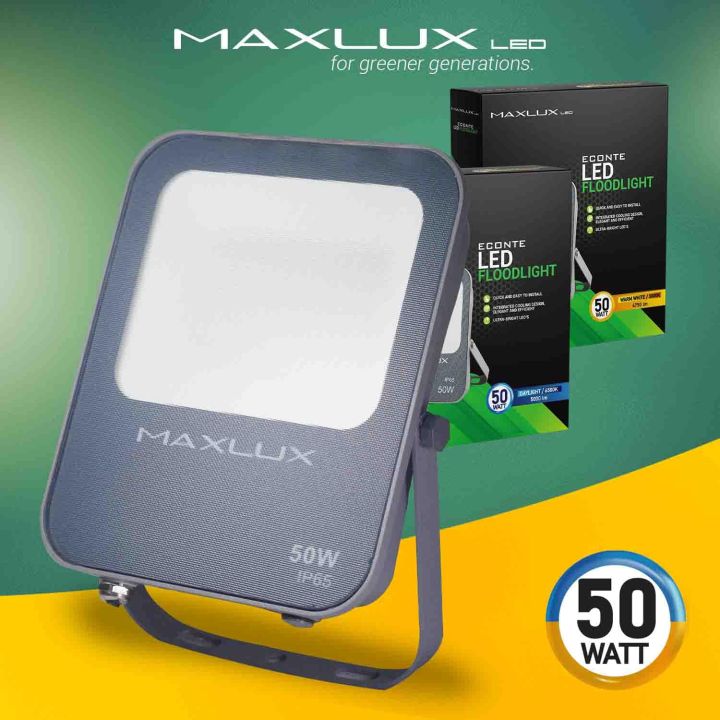 Maxlux Econte LED Floodlight 50 Watt DL/WW | Lazada