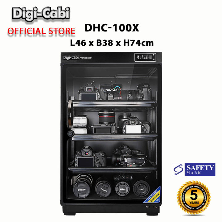 Digi-Cabi DHC-100X 100L Electronic Dry Cabinet 5 Years Warranty ...