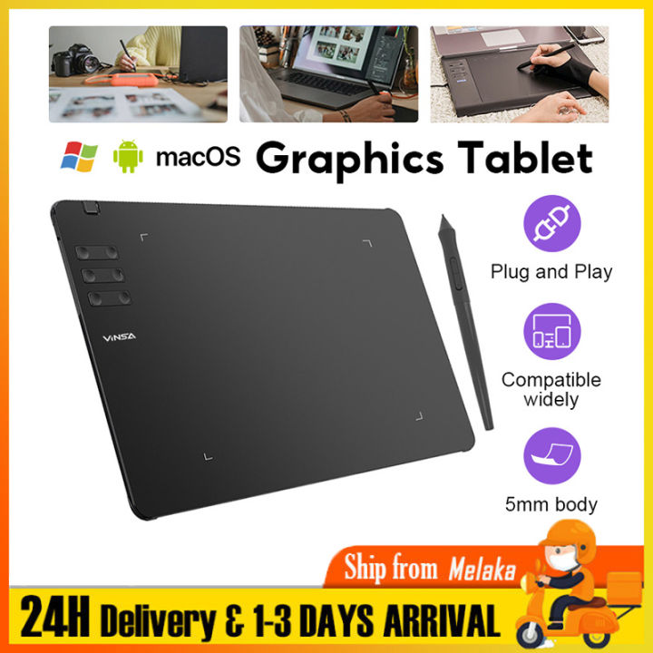 Digital Drawing Tablet Customizable Shortcut Keys Precise Positioning ...