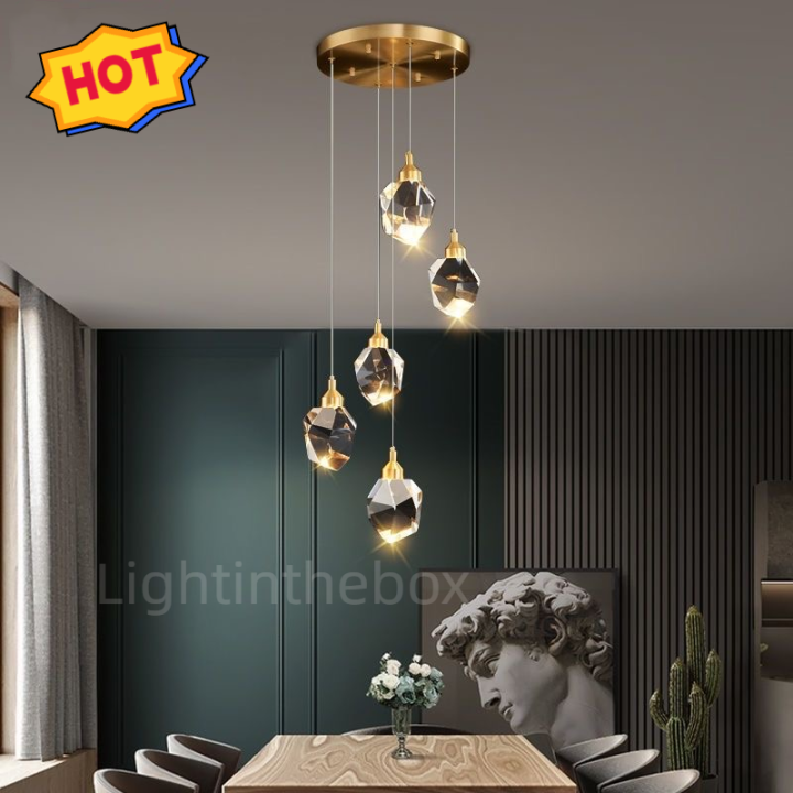 Lightinthebox Chandelier Modern Design LED Crystal Ceiling Light for ...
