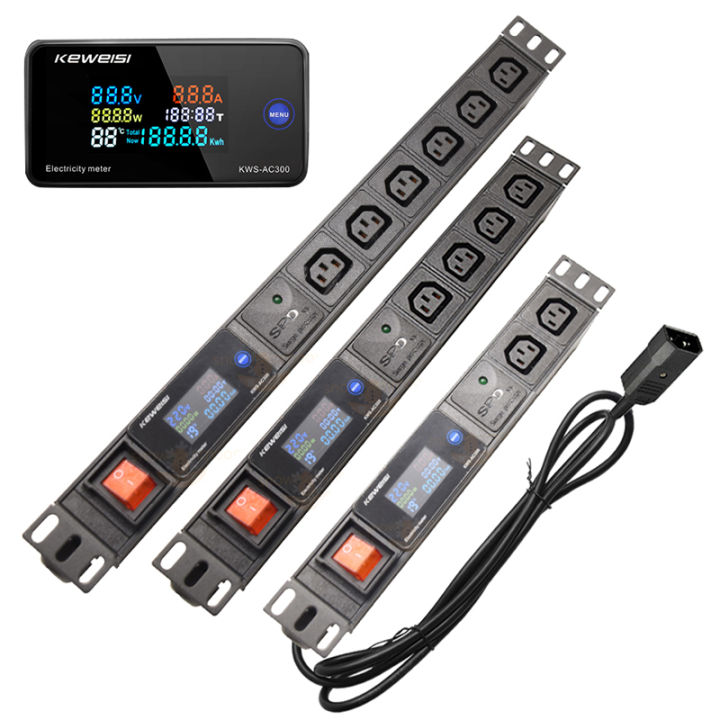 smart power strip Digital Electricity meter surge protector 2/3/4/5/6/7 ...