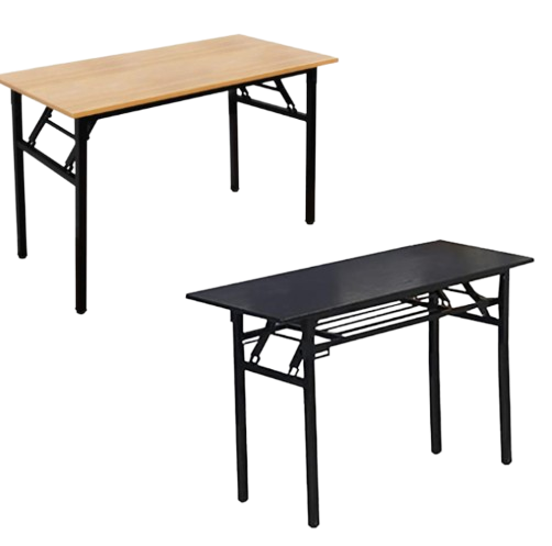2 Layer/1 Layer Foldable Desk Dining Computer Study Office Desk wooden ...