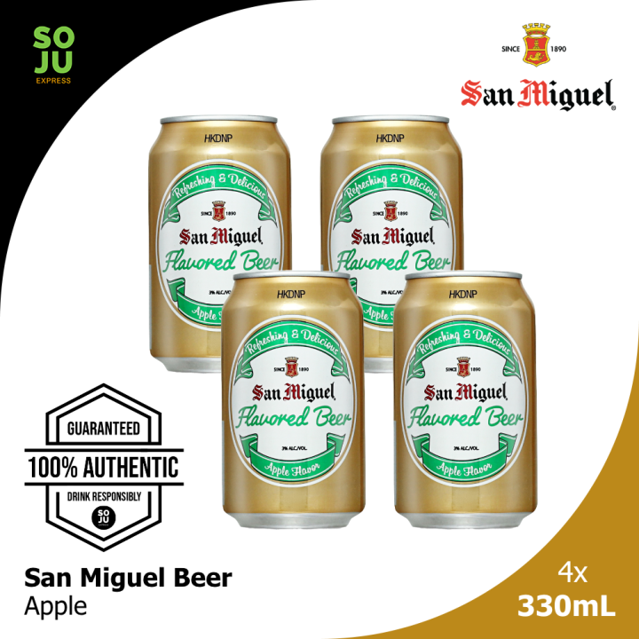 San Miguel Beer - Apple 330ml x 4 | Lazada PH