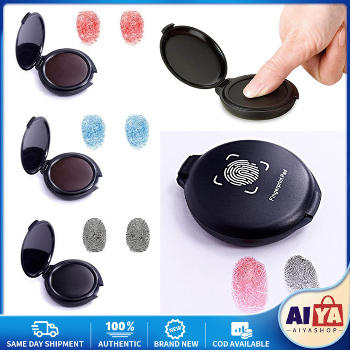 Fingerprint Ink Pad Thumbprint Ink Pad For Notary Fingerprint Id ...