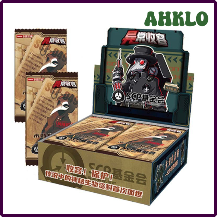 AHKLO SCP Foundation Collection Card Paper Games Children Anime Table ...