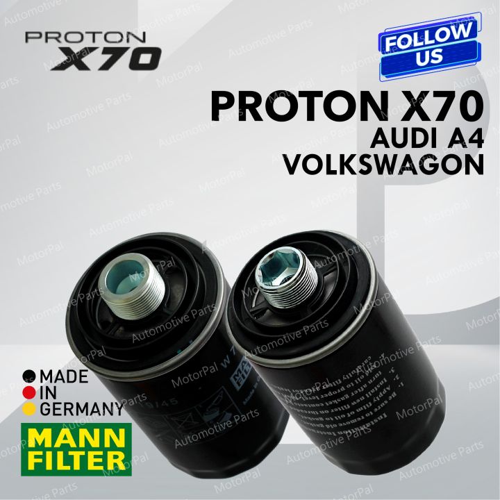 PROTON X70 OIL FILTER AUDI VOLKSWAGEN [GERMAN] | Lazada