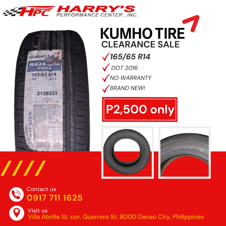 KUMHO 165/65 R14 TIRE | Lazada PH