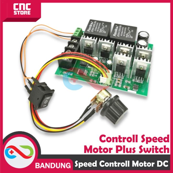 PWM DC 10-50V 40A 2000W SPEED MOTOR CONTROL 12V 24V 48V FORWARD REVERSE ...