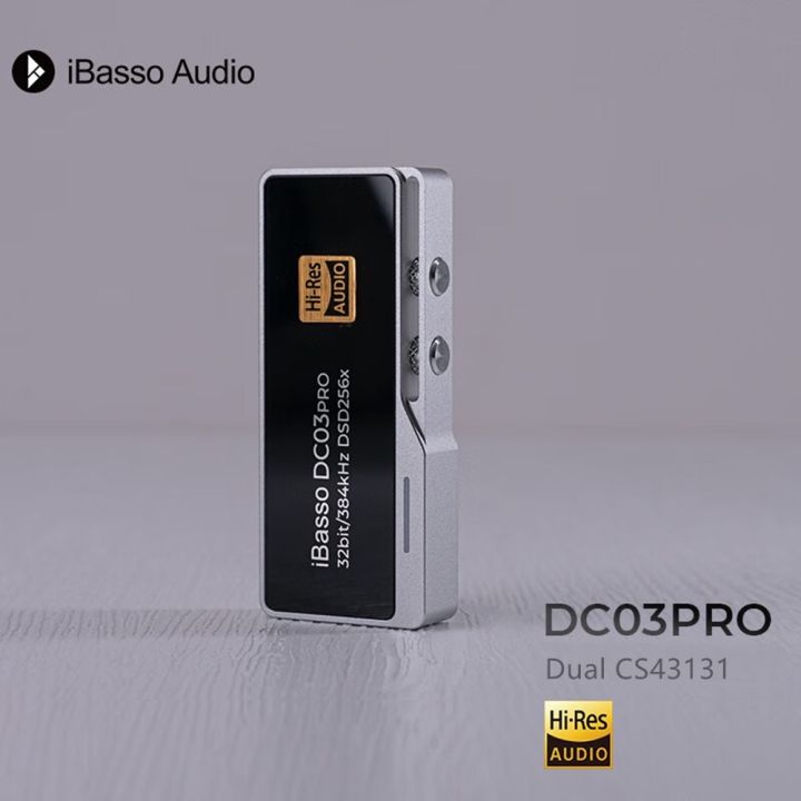 Ibasso DC03 PRO ถอดรหัสเครื่องขยายเสียงหูฟัง Type-C เป็น3.5Mm Dual CS43131 DAC สำหรับโทรศัพท์แอน ...