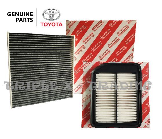 COMBO TOYOTA Charcoal AC Cabin Filter / ENGINE Air Filter for Toyota ...