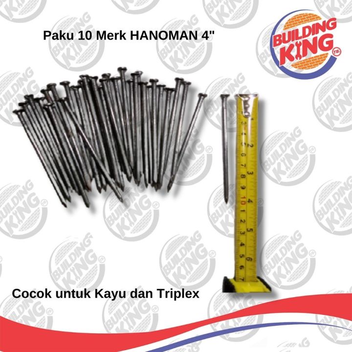 Paku Kayu/Triplex HANOMAN 4" Paku 10 cm Paku Kayu Seri | Lazada Indonesia
