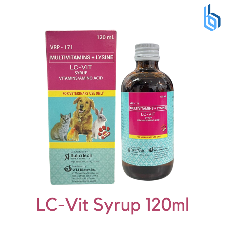 LC VIT Syrup Multivitamins for Dogs & Cats 120ml | Lazada PH