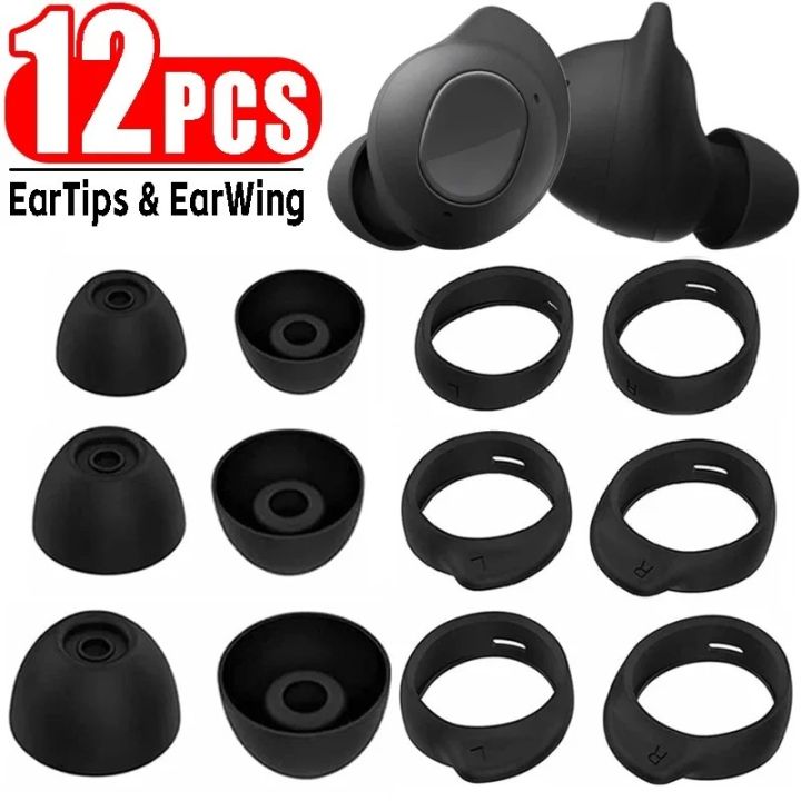 For Galaxy Buds FE Ear Tips Eartips Cover Silicone Anti-Slip Ear Wing ...