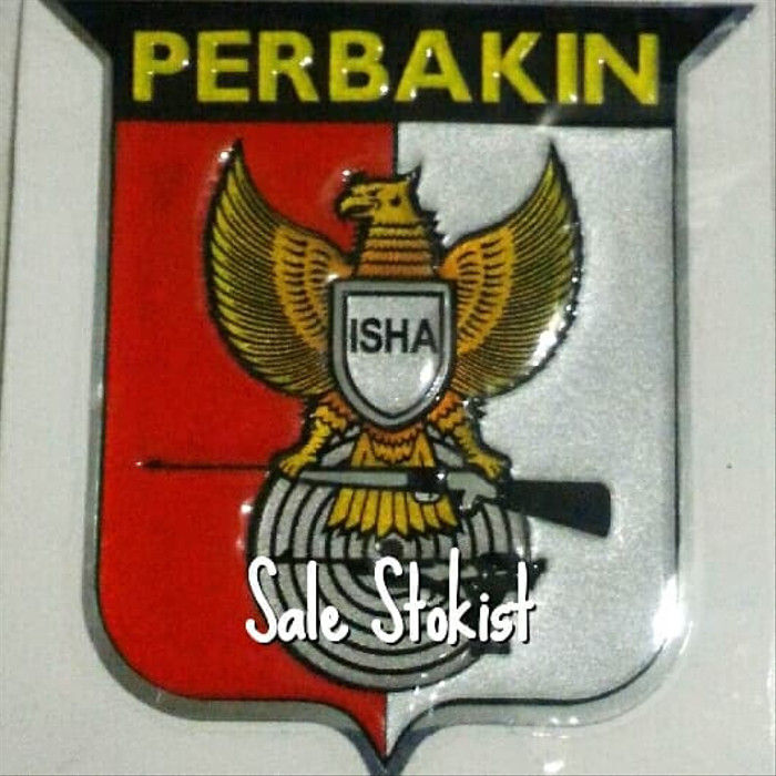 STICKER TIMBUL PERBAKIN STIKER EMBLEM ISHA 8.5X8 CM | Lazada Indonesia
