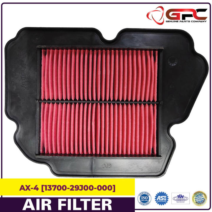 GPC SUZUKI AX-4 Air Filter / Air Cleaner [13700-29J00-000] | Lazada PH