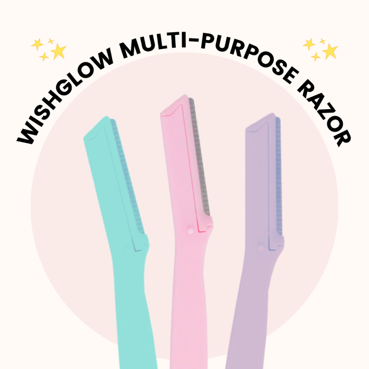 Wishglow Eyebrow Trimmer Shaver Disposable Facial Face Razor for Hair ...