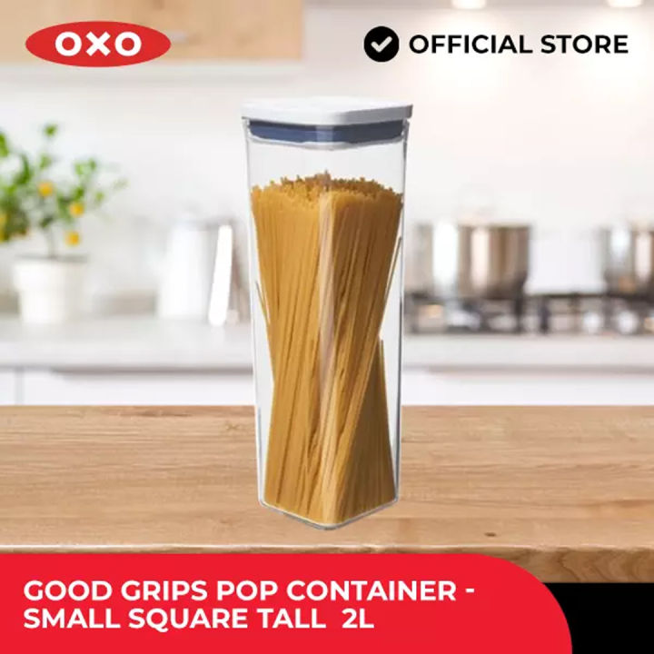 OXO Houseware Good Grips POP Container - Small Square Tall 2L (Dishwasher Safe) | Lazada PH