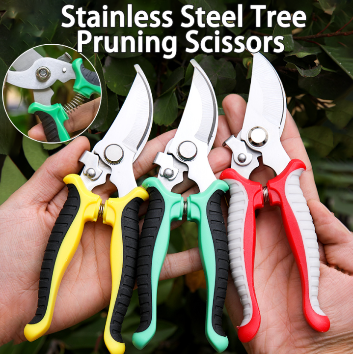 Garden Pruning Shears Plant Scissors Multifunctional Stainless Steel ...