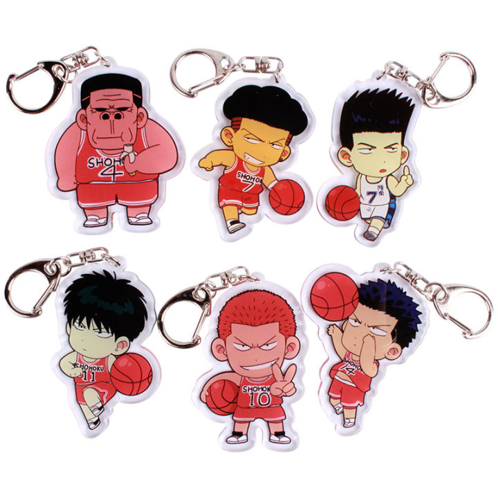 Slam Dunk Acrylic Keychain Akagi Hanamichi Sakuragi Rukawa Miyagi ...