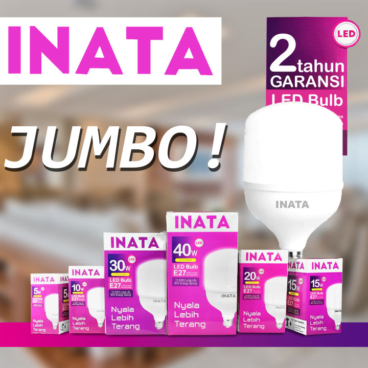 Lampu LED Kapsul JUMBO SNI 30W 40W Kapsul BESAR Super Terang Putih | Lazada Indonesia