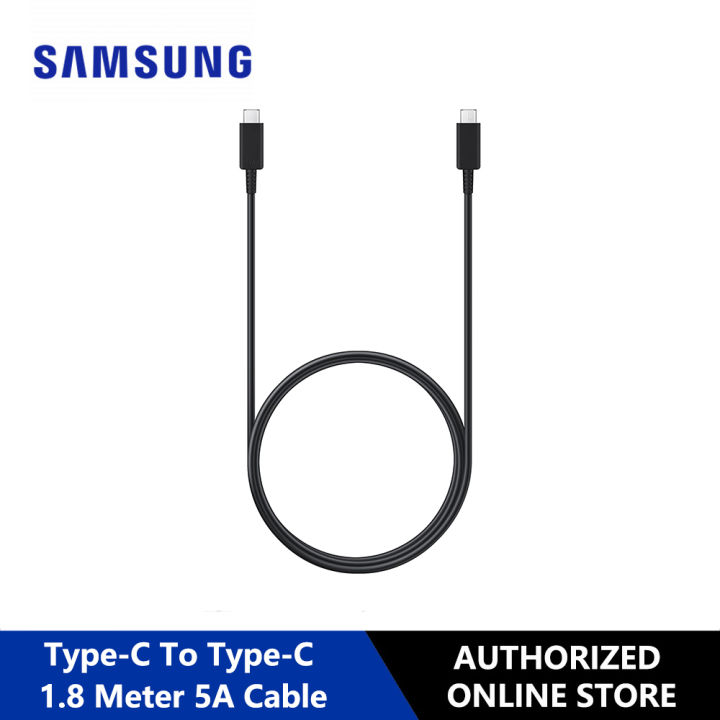 Samsung Type-C to Type-C 1.8m 5A Cable | Lazada PH