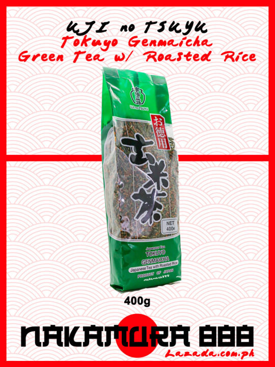 [Japan] Ujinotsuyu Tokuyo Genmaicha Green Tea with Roasted Rice - 400g | Lazada PH