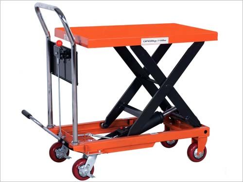 Platform vehicle manual hydraulic platform vehicle mobile lifting ...