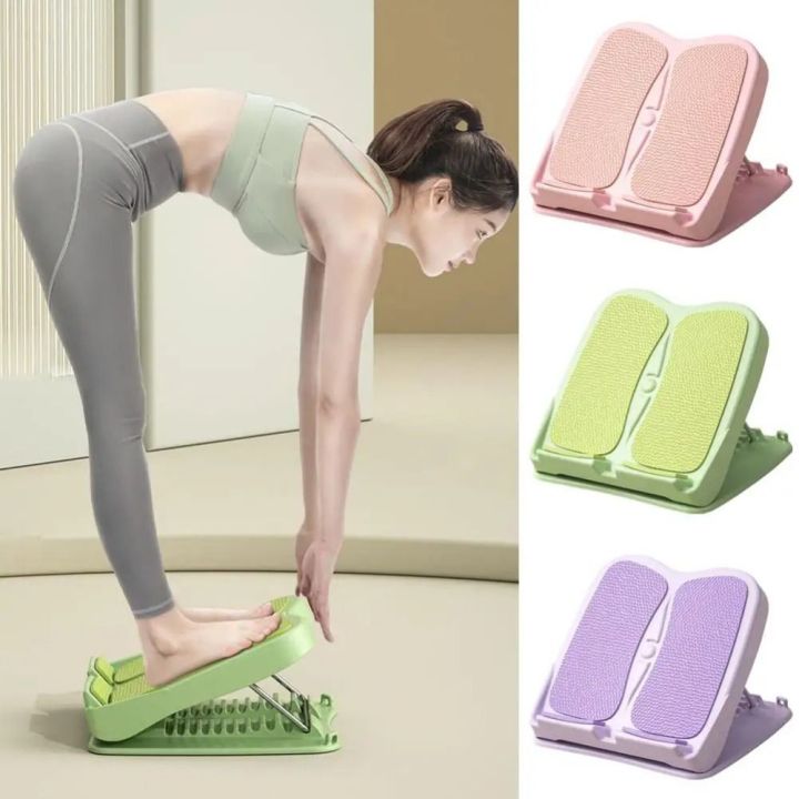 ZEZHU Adjustable Calf Stretching Board Non-slip 11 Levels Exercise Tilt ...