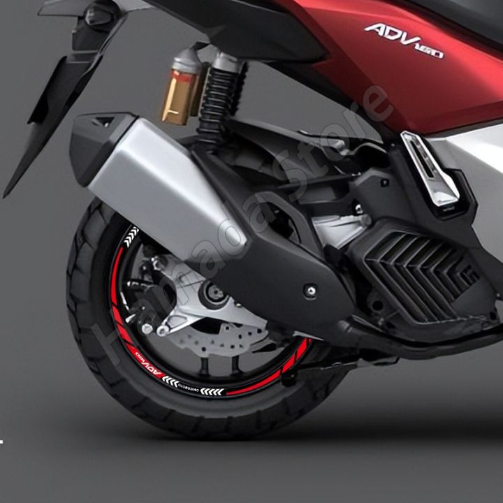 Hotsale For HONDA ADV 160 ADV160 Motorcycle Wheel Sticker Rim Decals ...
