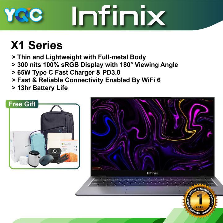 Infinix INBook X1 Pro / X1 | Intel i7 | 16GB Ram | 512SSD | 14" 100% ...