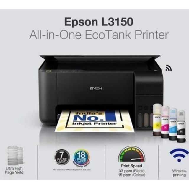 EPSON L3250 / L3210 / L3150 / L3110 / L1110 / M1120 PINK TANK PRINTER ...