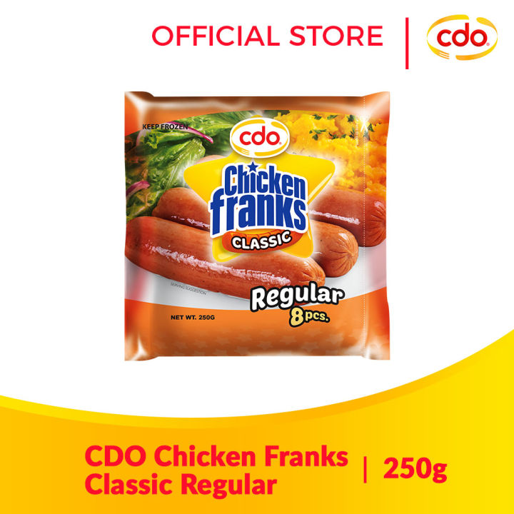 CDO Chicken Franks Classic Regular 250g | Lazada PH